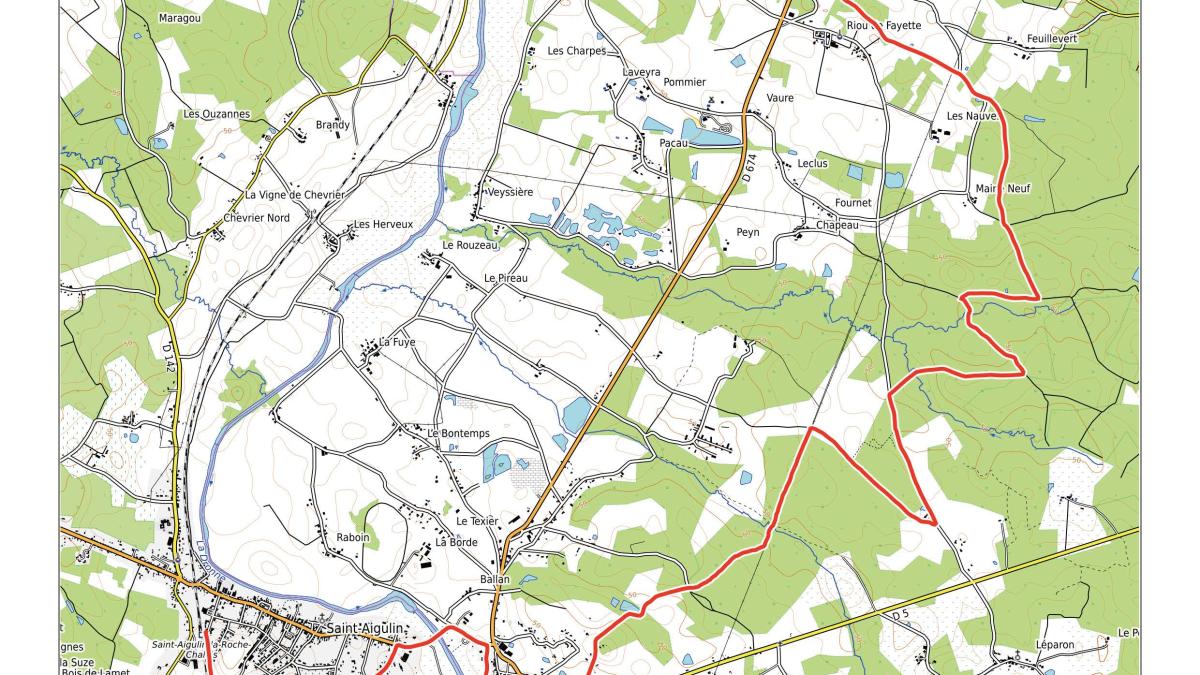 Etape 1 : Saint Aigulin – Parcoul | Dordogne Périgord Tourisme